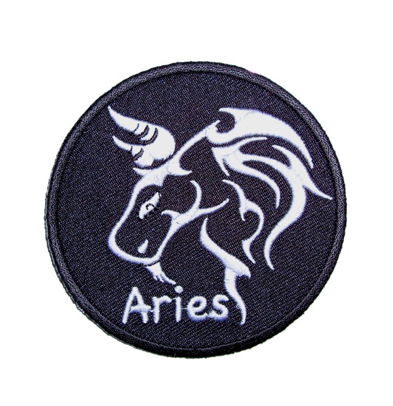 Aries Zodiac Sign Embroidered Biker Patch – Leather Supreme