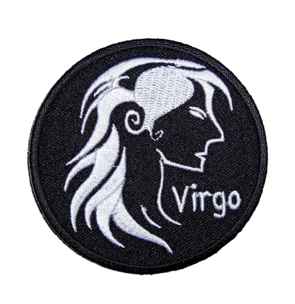 Virgo Zodiac Sign Embroidered Biker Patch – Leather Supreme