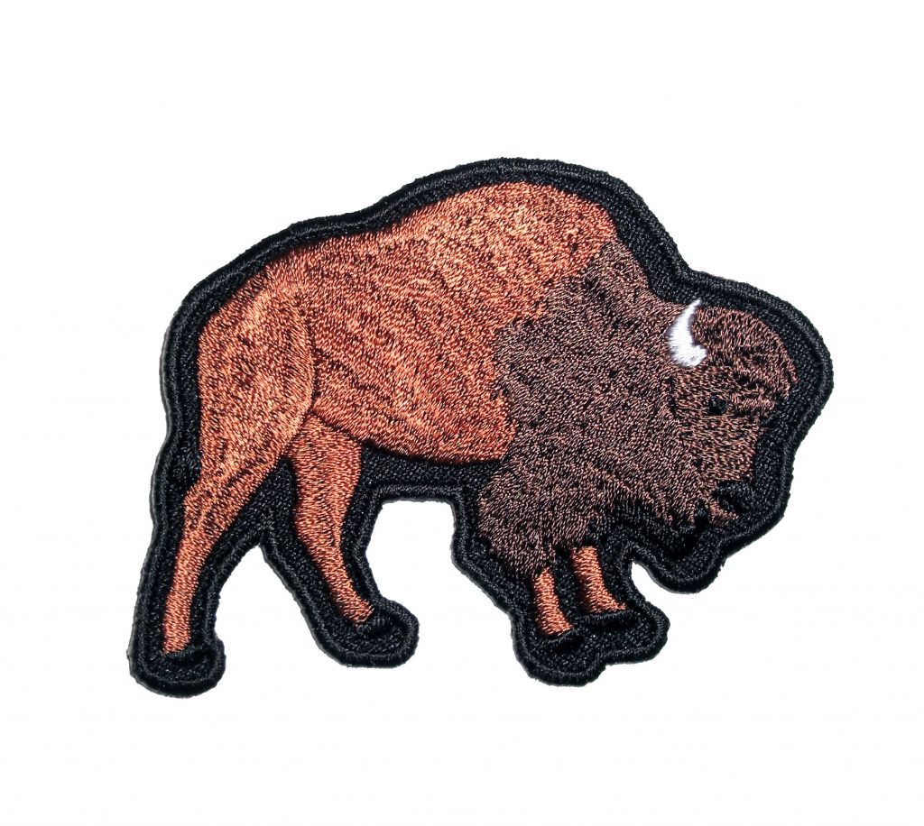 Wild Brown Buffalo Embroidered Biker Patch – Leather Supreme