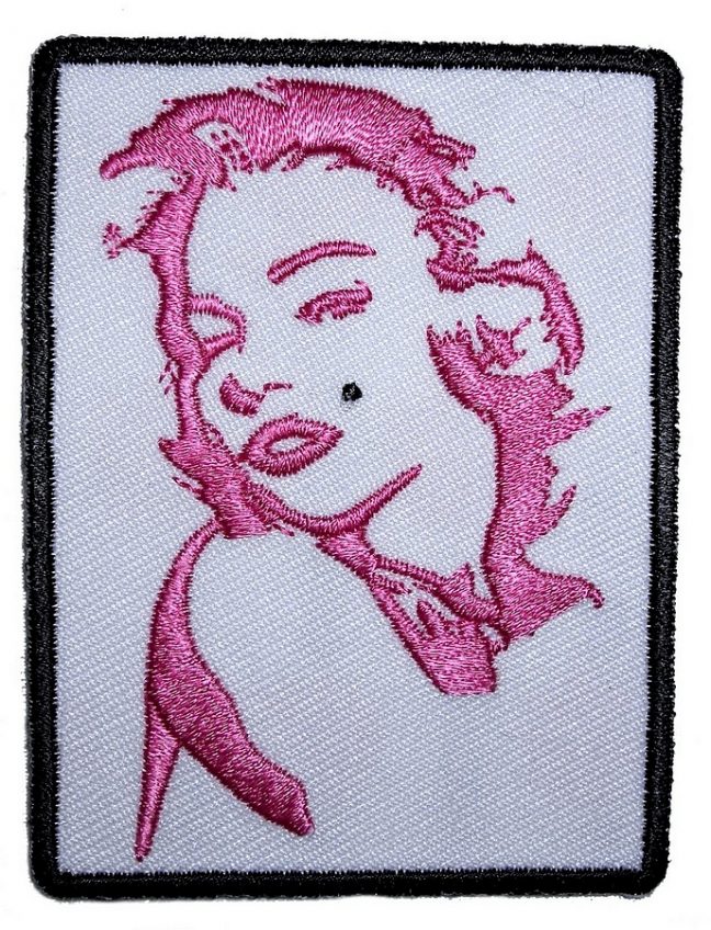 Sexy Marilyn Monroe Lady Rider Embroidered Biker Patch Small – Leather ...