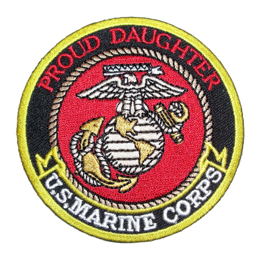 Patriotic Proud Daughter US Marine Corps Biker Patch – Leather Supreme
