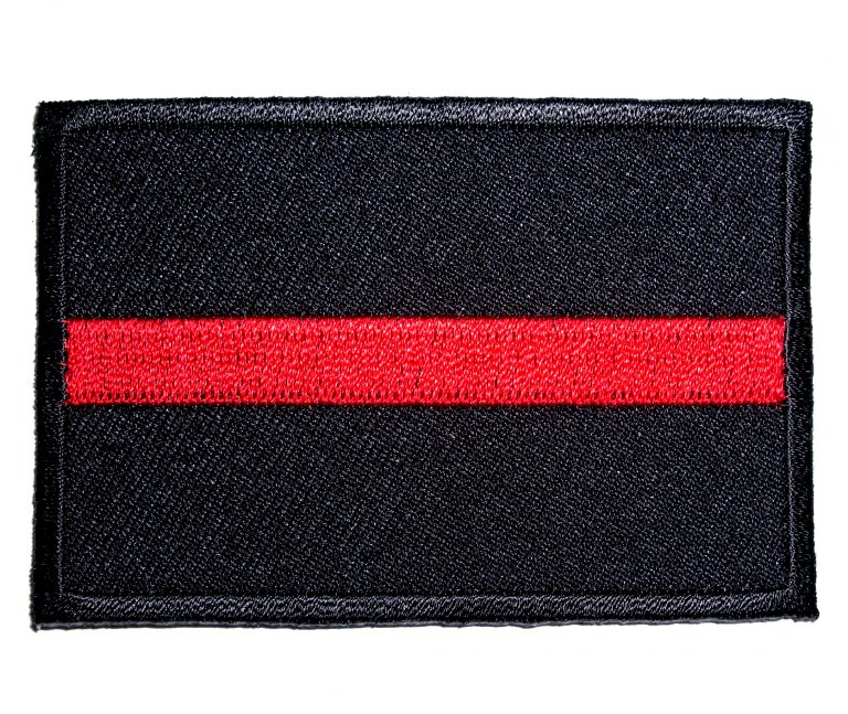 Support Our Firefighters Thin Red Line Patch – Leather Supreme