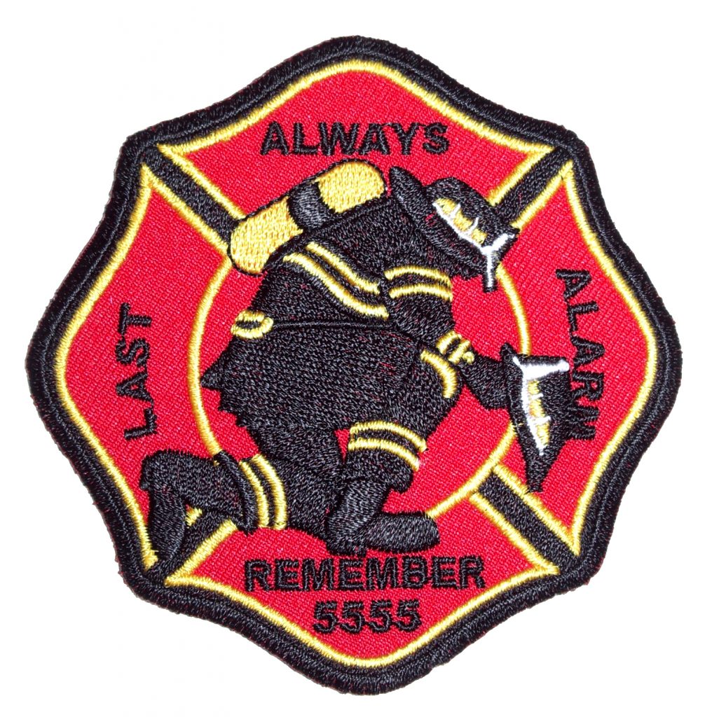 Remember 5555 Firefighter Fireman Patch – Leather Supreme