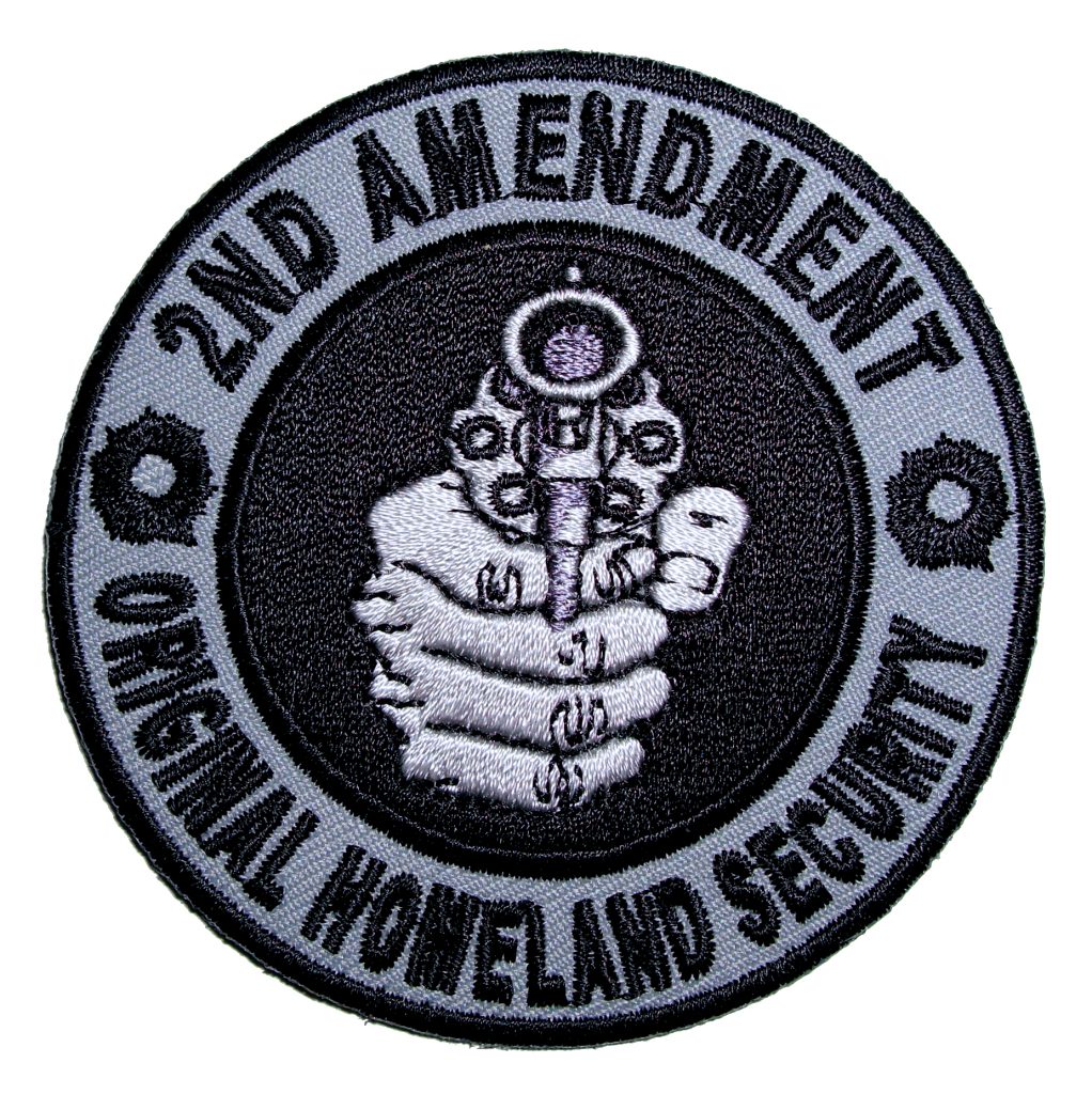 2nd Amendment Original Homeland Security Patch – Leather Supreme