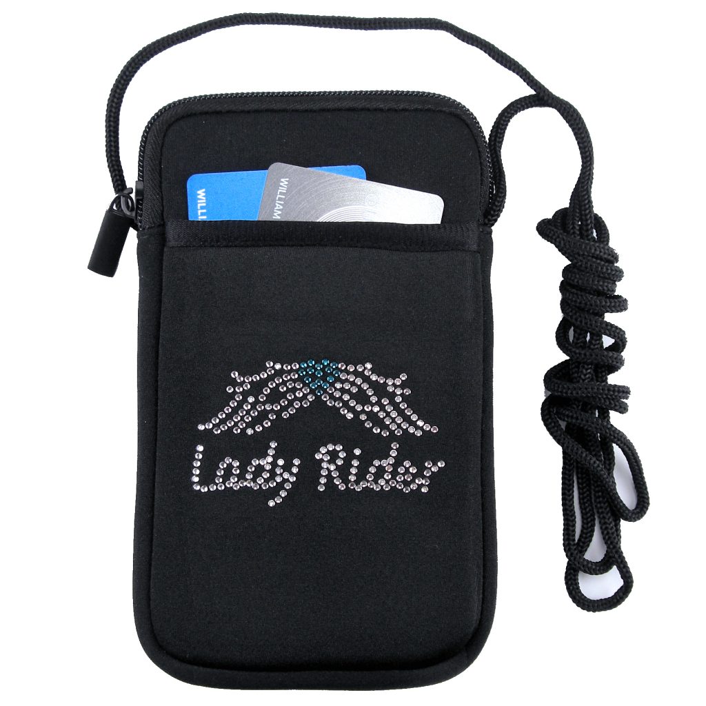 Ladies Purse Style Biker Cell Phone – Credit Card Holder Case ...