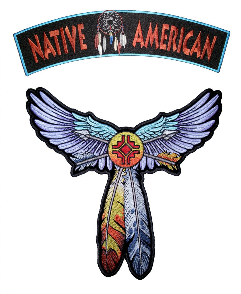 Native American Rocker And Native American Indian Wings 2 PC ...